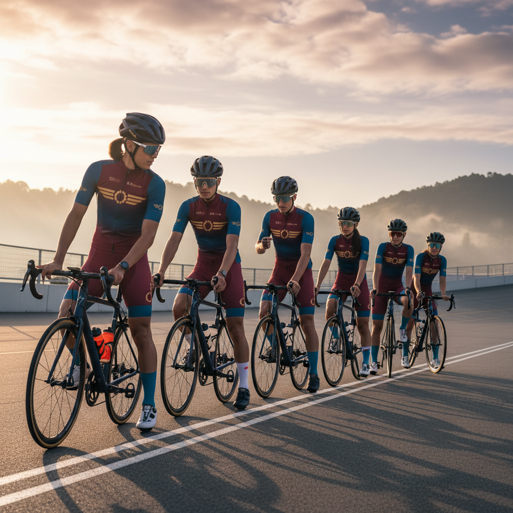 Custom Team Cycling Jerseys Designed for True Race Unity